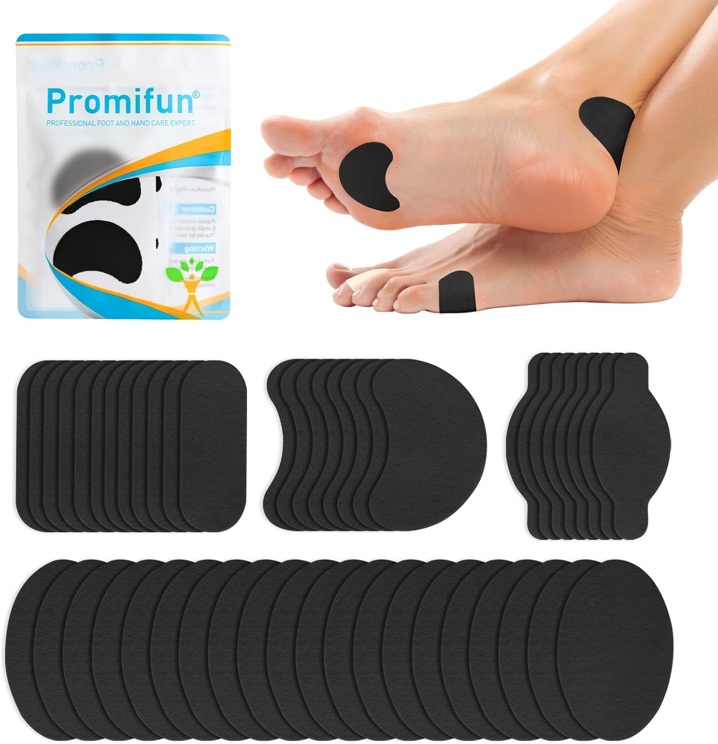Moleskin Strips with Adhesive Blister Prevention Pads Mole Skin Tape ...