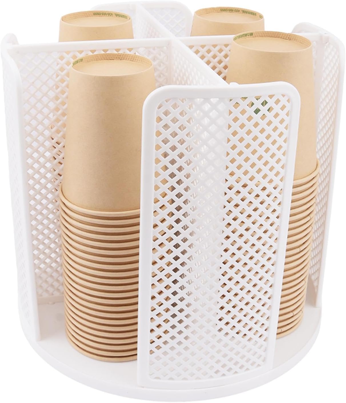 Amazon.com: Mtbkeltics Cup and Lid Organizer, 360° Rotatable Coffee Cup ...