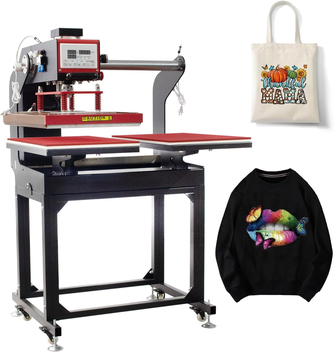 Amazon.com: Heat Press Nation Signature PRO 16" x 24" Auto-Open Heat ...