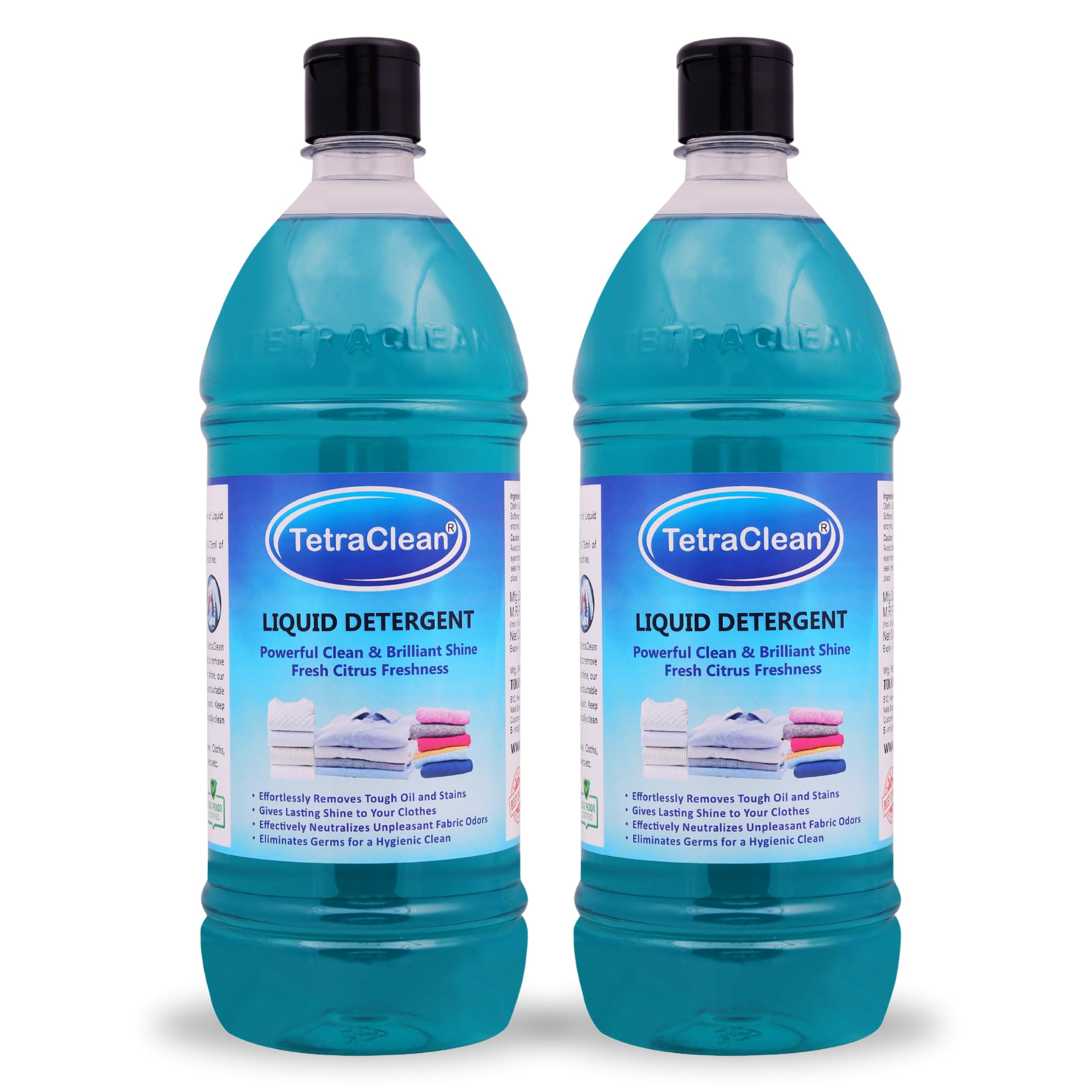 TetraClean Premium Cloth Liquid Detergent - Disinfectant Cloth Washing ...