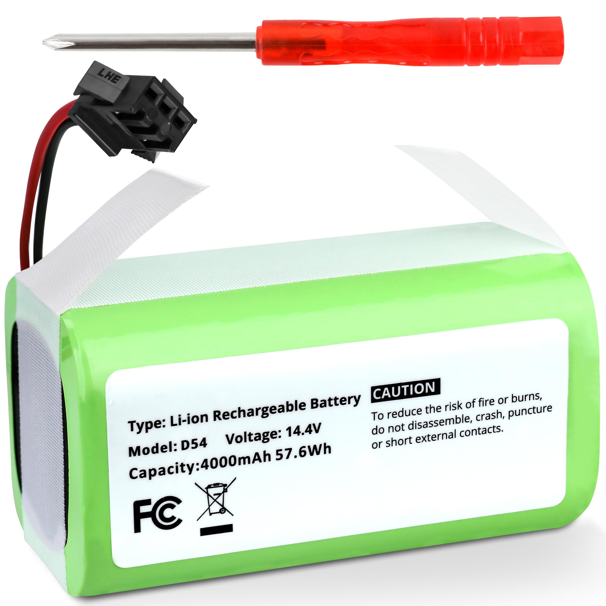 Amazon.com: 14.4V 4000mAh Li-ion Replacement Battery Compatible with ...