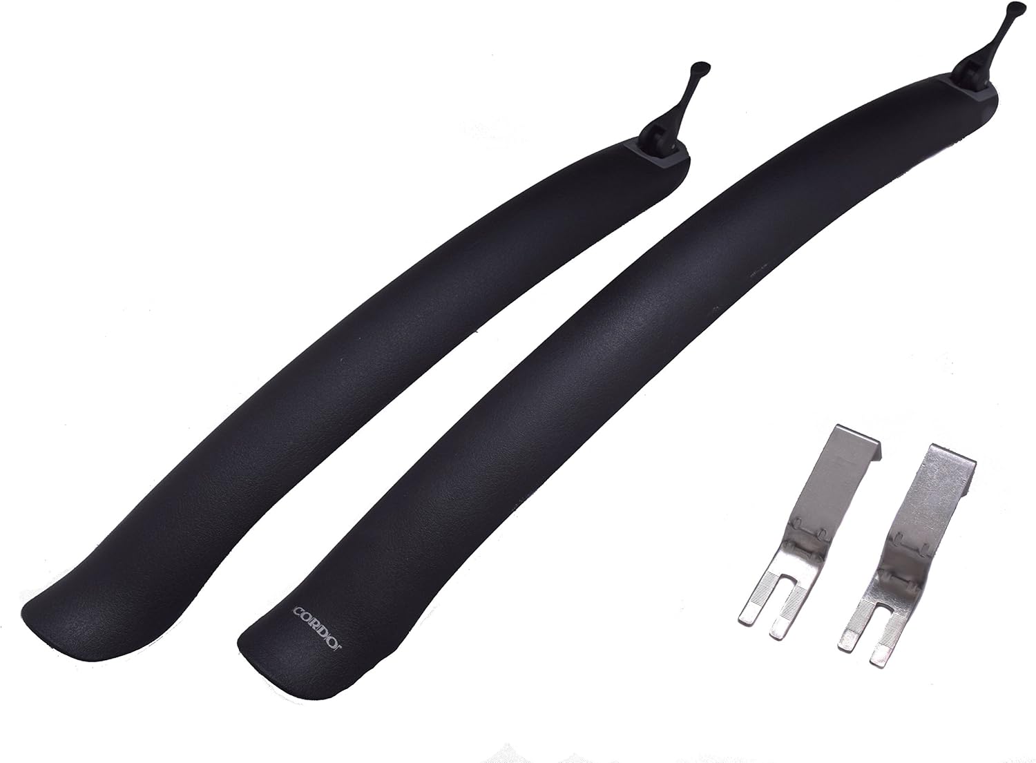 PAIR CLIP ON CLIP OFF BIKE MUDGUARDS SUIT ROAD BIKES, RACERS, FOLDERS ...