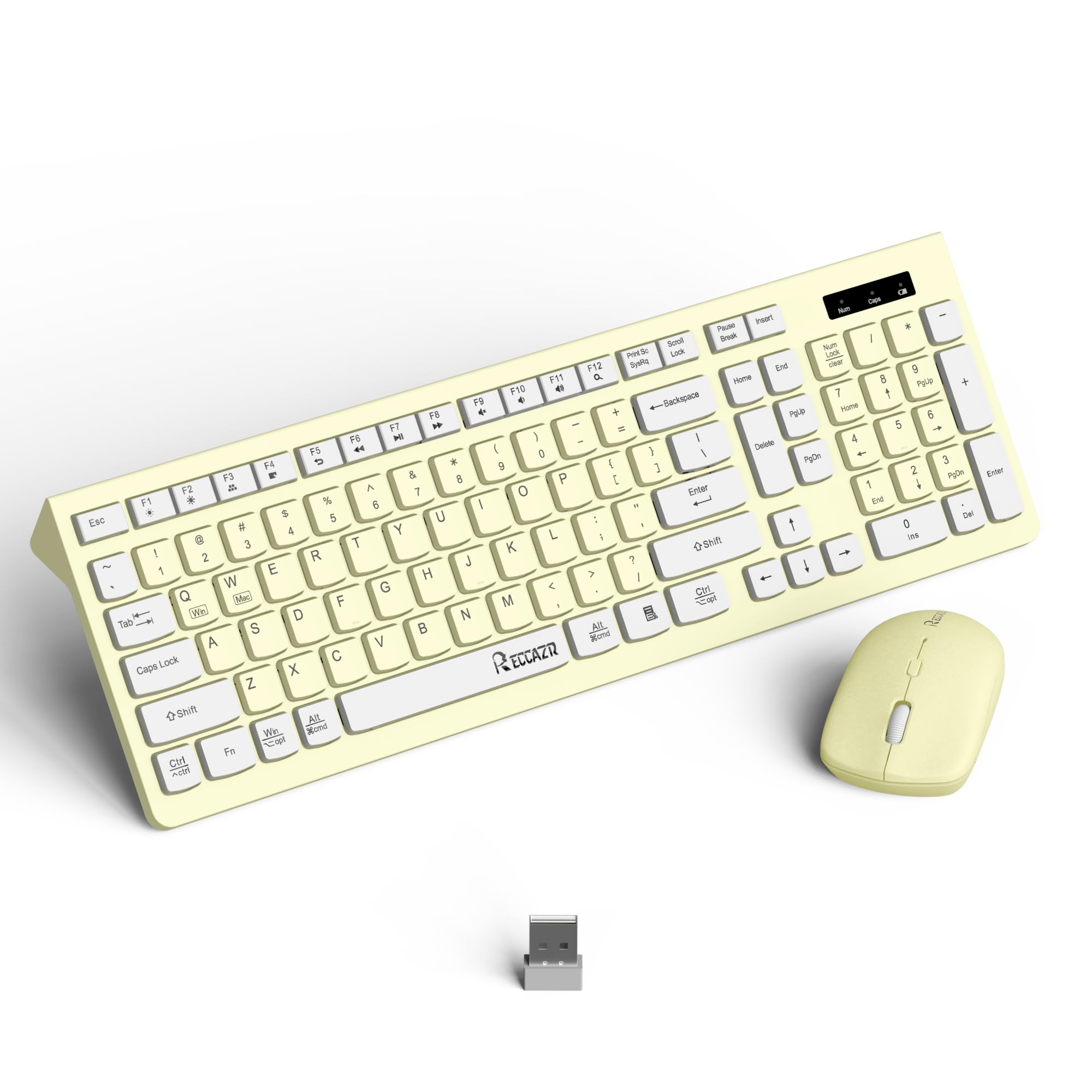 Amazon.com: Wireless Keyboard and Mouse Combo, Full-Sized Wireless ...
