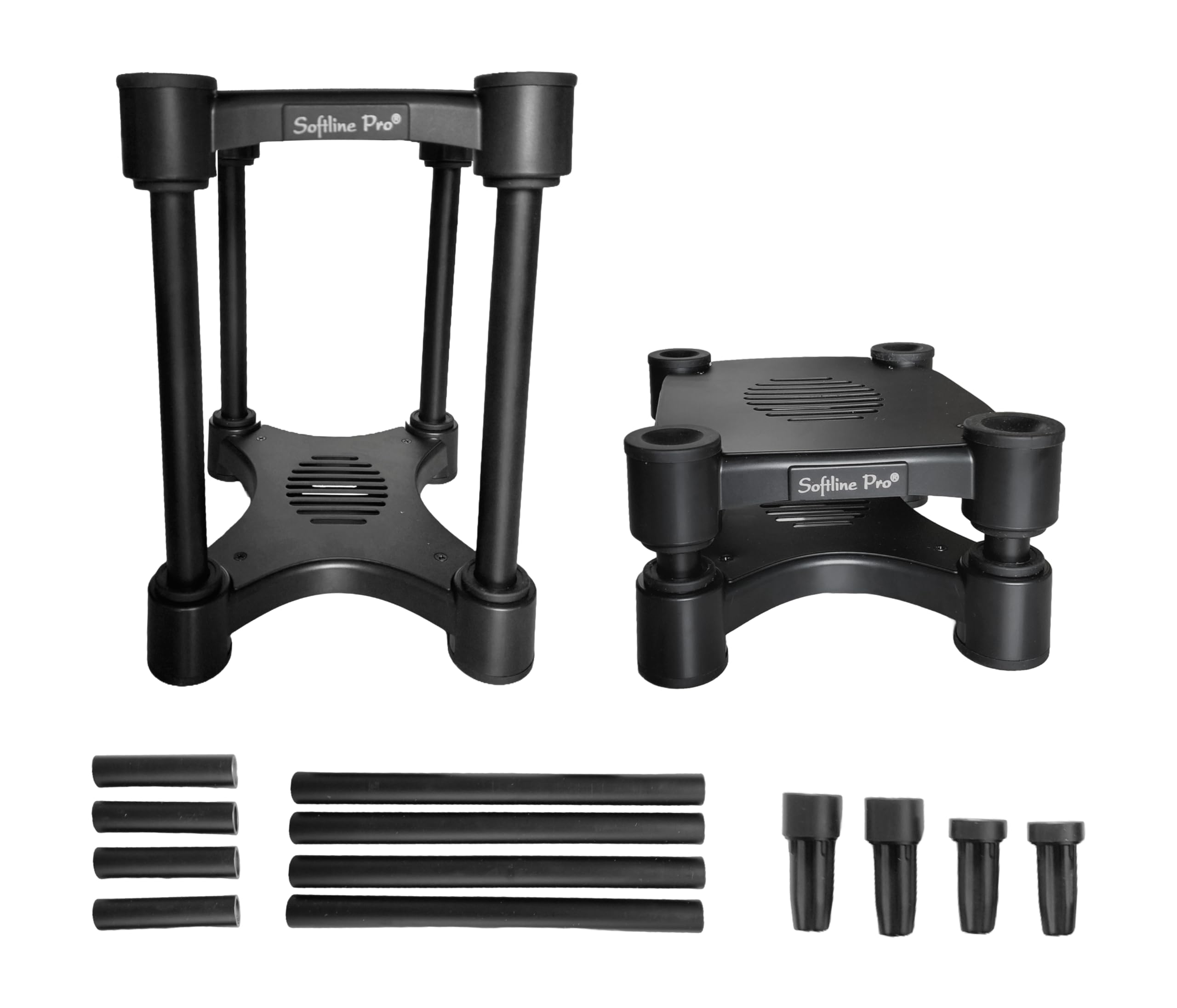 Softline Pro SP-ISO208 Isolation Studio Monitor Stand Height & Tilt ...