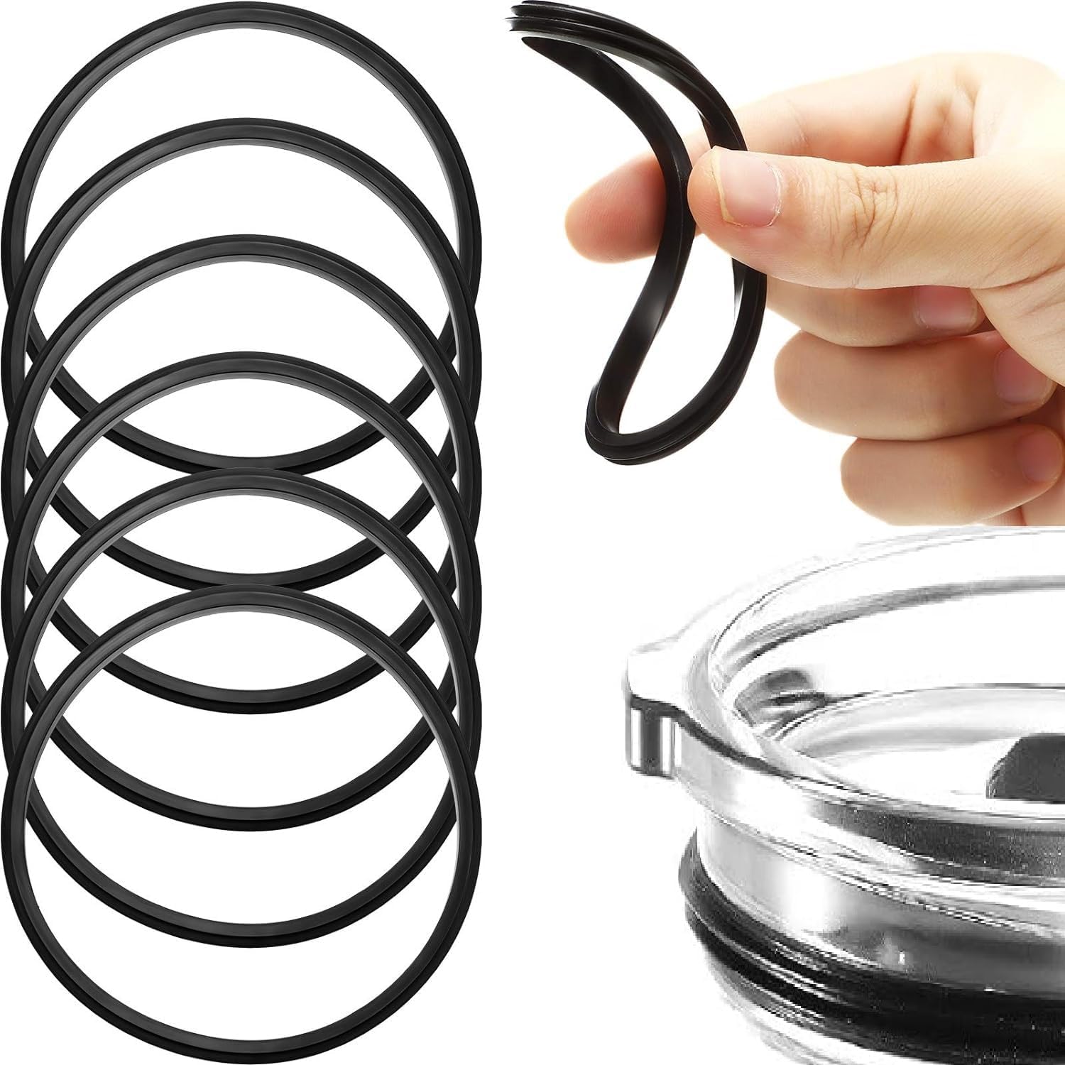 Amazon.com: Silicone Rubber Seal Replacement Gaskets for Yeti 20 oz ...