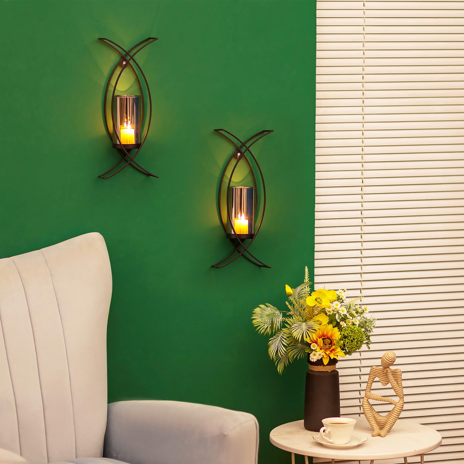 Hanging Pictures Between Sconces The Easiest Way To Hang Sconces