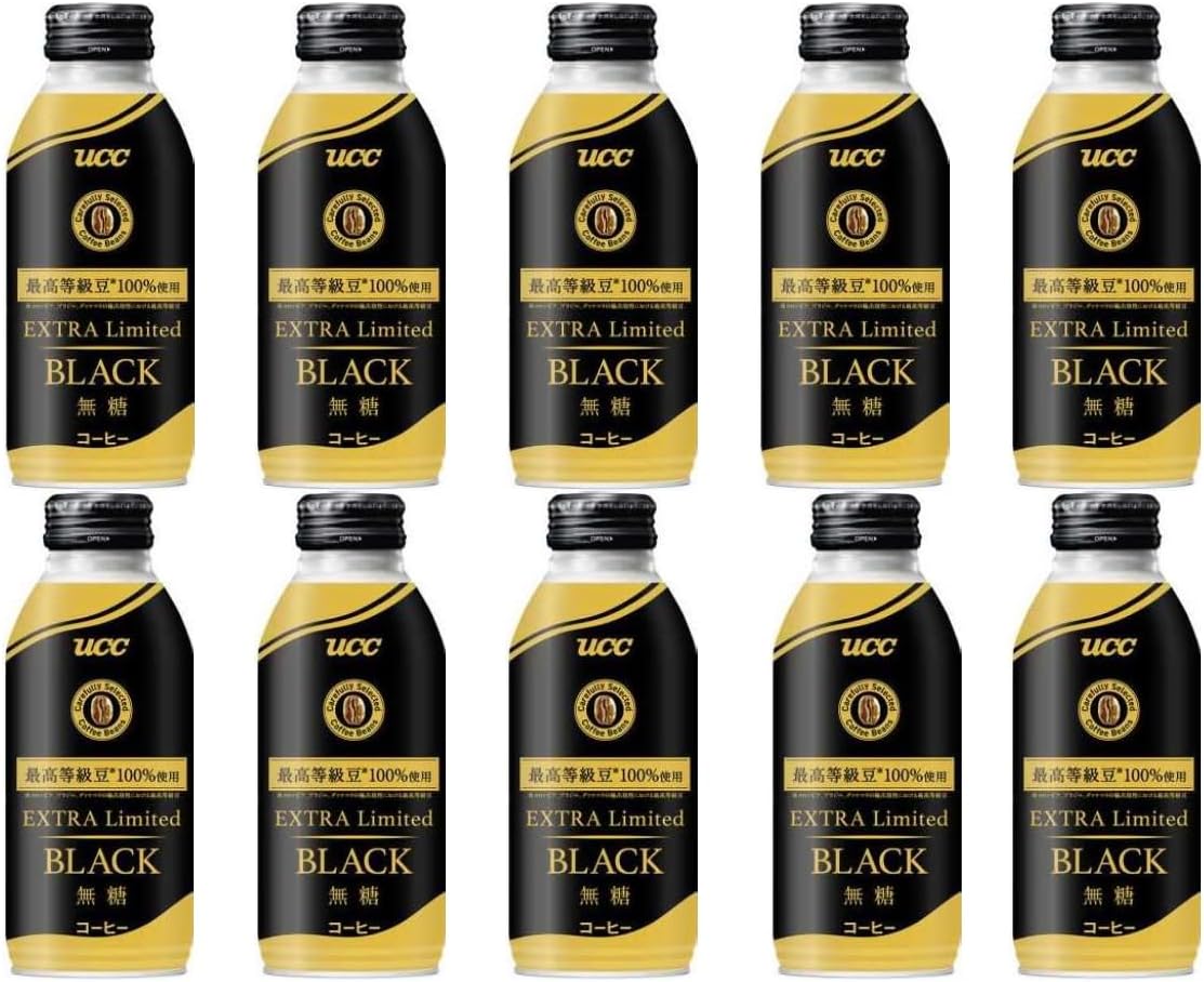 Amazon | 【まとめ買い】 ucc EXTRA Limited BLACK (エキストラリミテッド ブラック) 375g (10本, ブラック) | ノーブランド品 | コーヒー飲料 通販