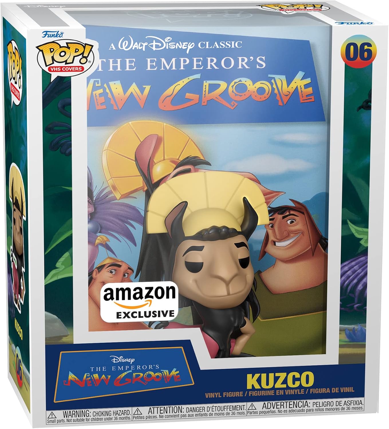 Funko Pop! VHS Cover: Disney - Kuzco - Emperor's New Groove - Amazon ...