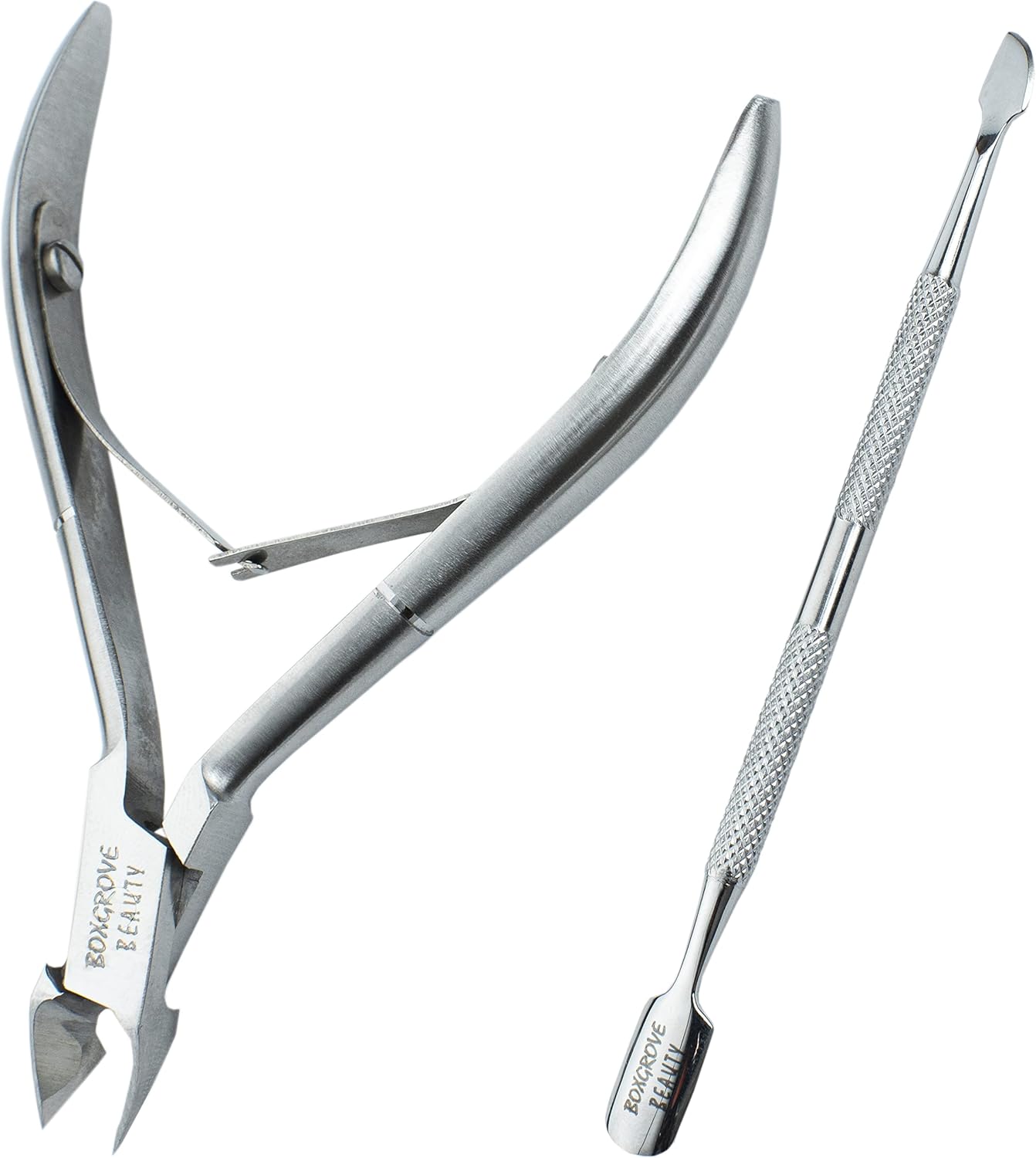 Amazon.com : Professional Cuticle Cutter & Pusher Trimmer Manicure ...