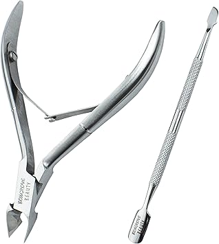 Professional Cuticle Cutter Trimmer Manicure Tools with Double Spring ...