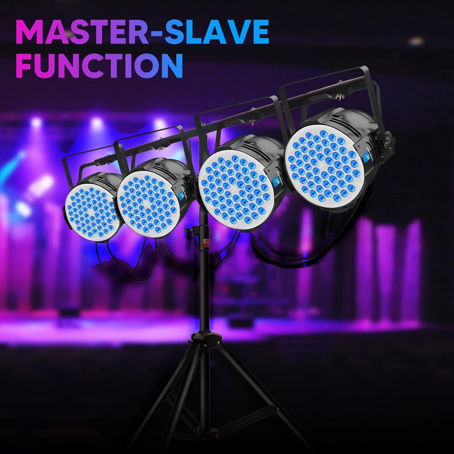 Big Dipper Luces de par de escenario, 54 luces LED de escenario, luces ...