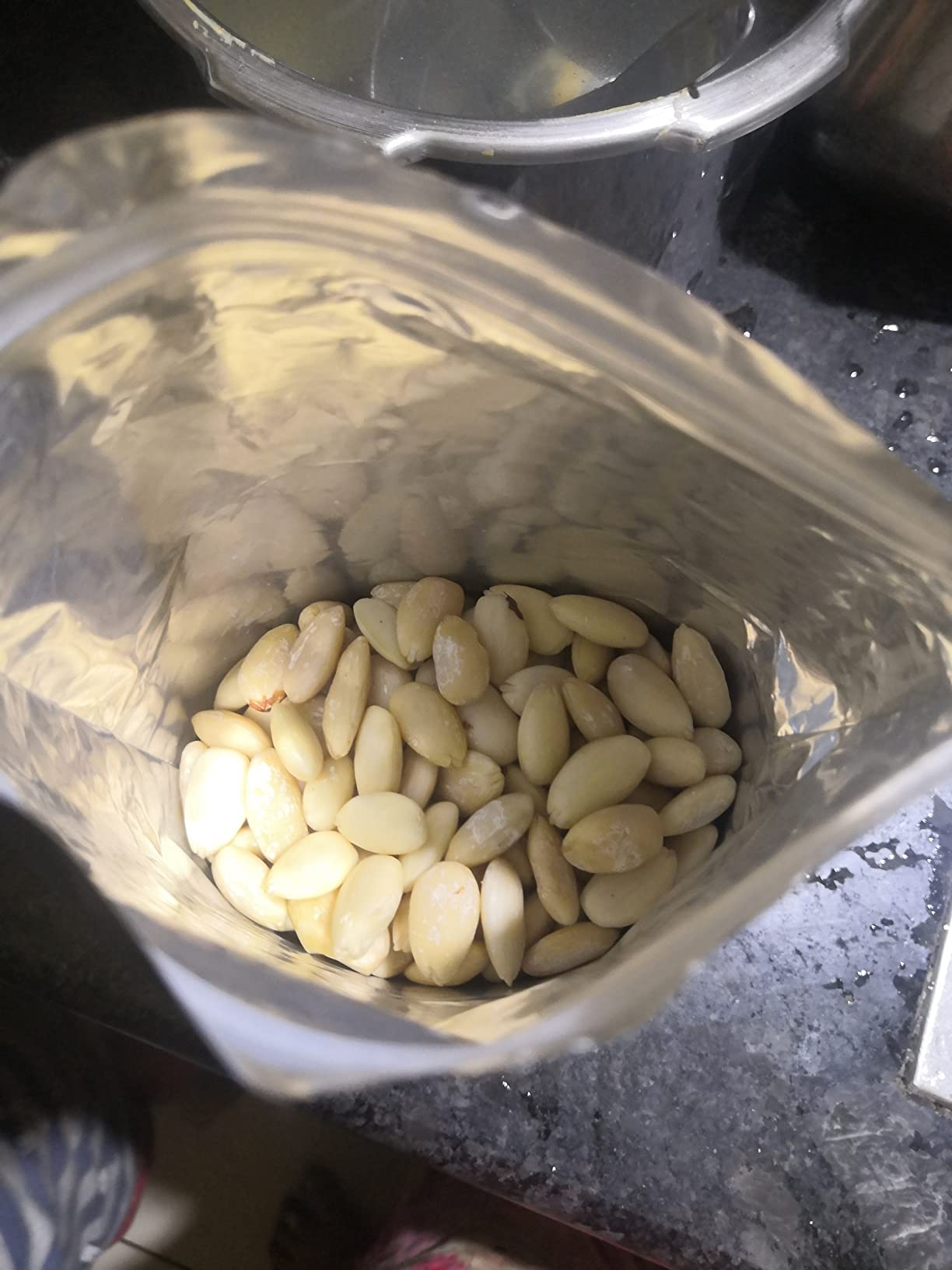 Healthy Feast Blanched Almonds Whole 500 gm, Peeled Almonds, Without ...