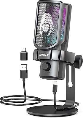 Amazon.com: COCONISE Gaming Microphone, USB PC Mic for Podcasts Videos ...