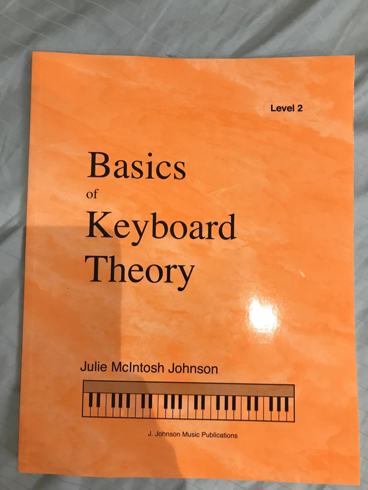 BKT2 - Basics of Keyboard Theory - Level 2: Julie McIntosh Johnson ...