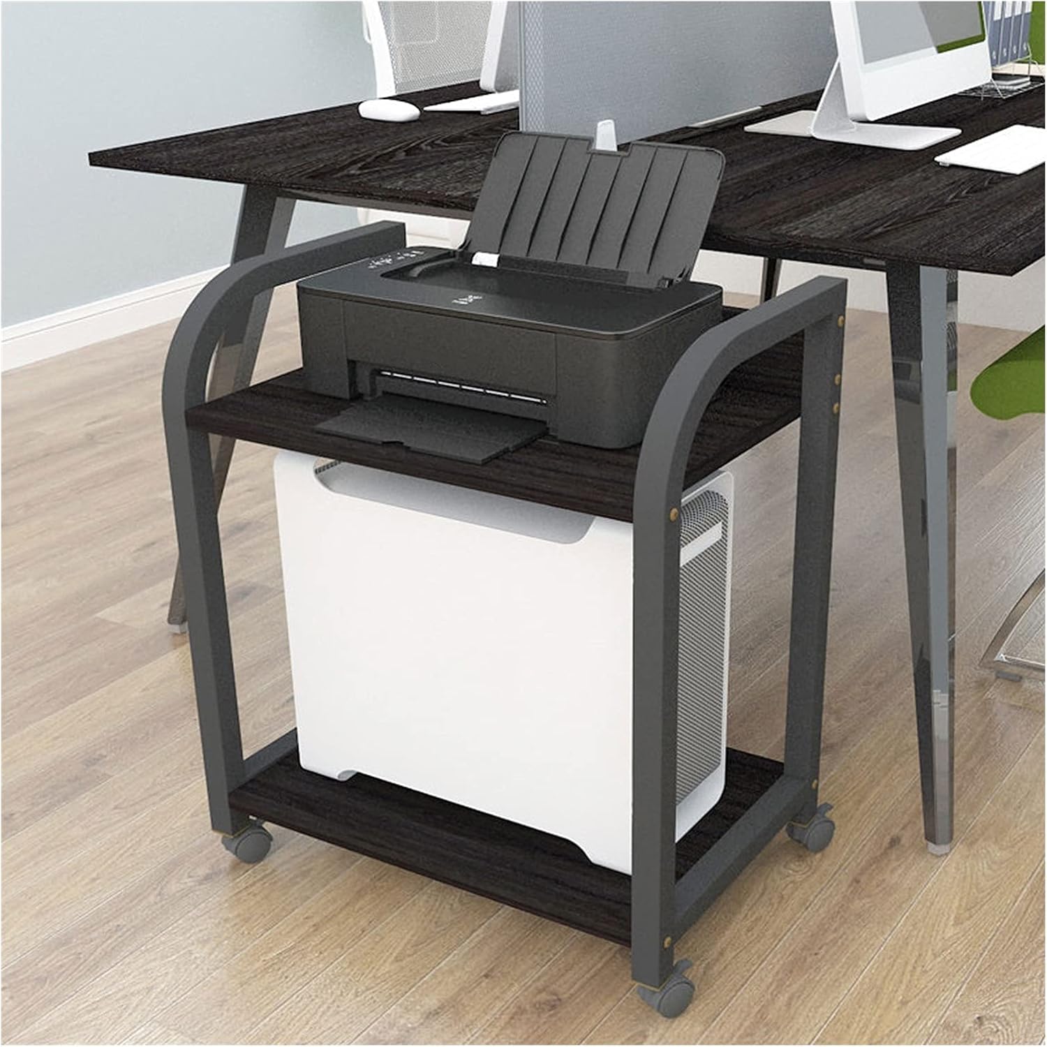 Amazon.com: TOMYEUS CPU Stand CPU Stand 2-Tier Desktop Floor Stand PC ...