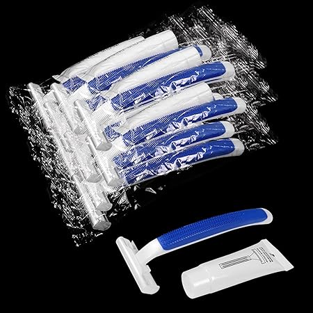 Amazon.com: Disposable Razors in Bulk,razors individually wrapped bulk ...