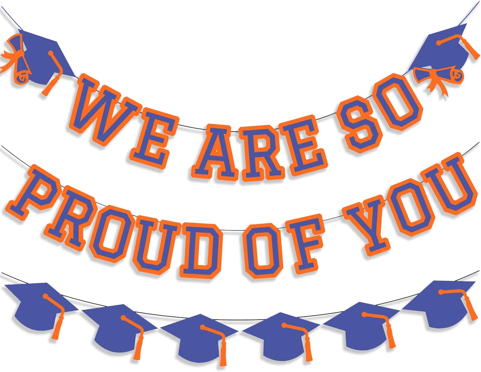 Amazon.com: 2024 Congrats Grad Banner Graduation Banner with Light ...