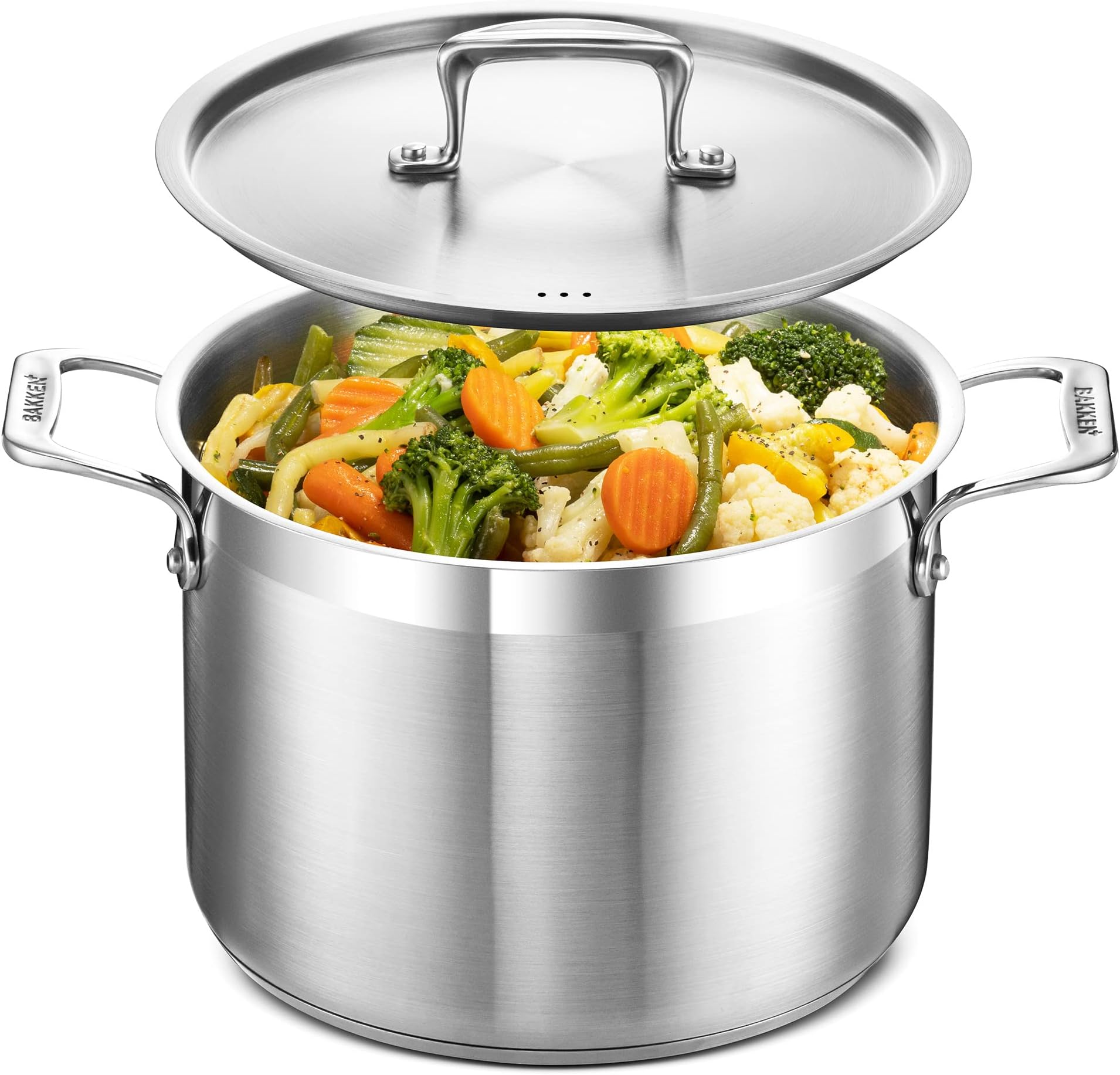 Amazon.com: Winware Stainless Steel 8 Quart Stock Pot with Cover ...