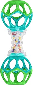 Amazon.com : Bright Starts Oball Shaker Rattle Toy, Ages Newborn Plus ...