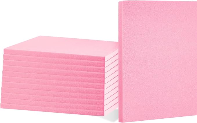 Amazon.com: Frienda 12 Pcs Foam Board Bulk XPS Foam Sheet Panel for DIY ...