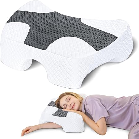 Amazon.com: SAHEYER Side Sleeper Pillow with Arm Holes, Upgraded ...