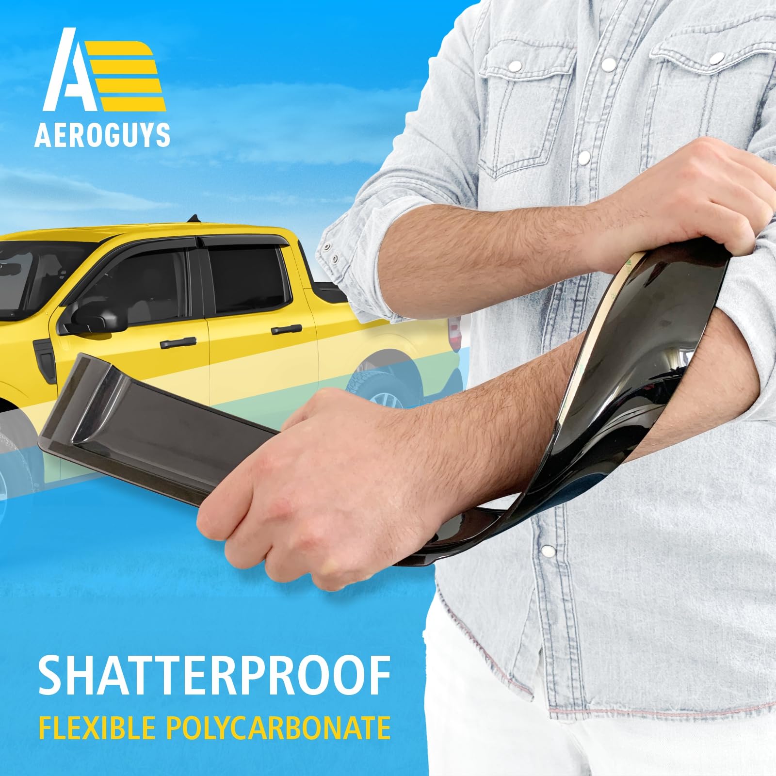 Ford Maverick Window Deflectors AEROGUYS In-Channel Window Deflectors ...