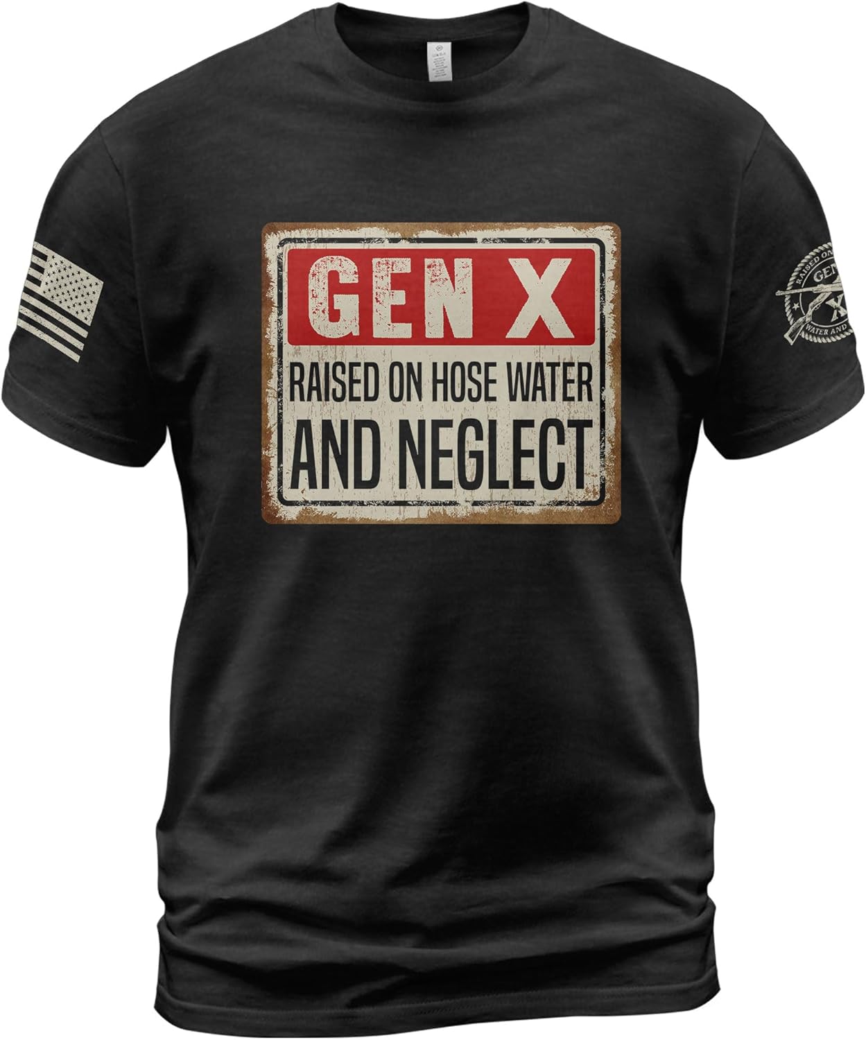 gen x Raised on Hose Water and Neglect Shirt, gen x Shirts for Men, gen ...