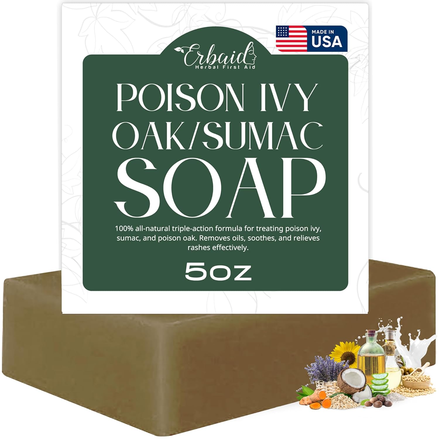 Amazon.com : Poison Ivy Soap Bar – All Natural Poison Ivy Treatment ...