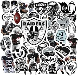 Amazon.com: 88pcs Raiders Stickers for Water Bottles Raiders Birthday ...