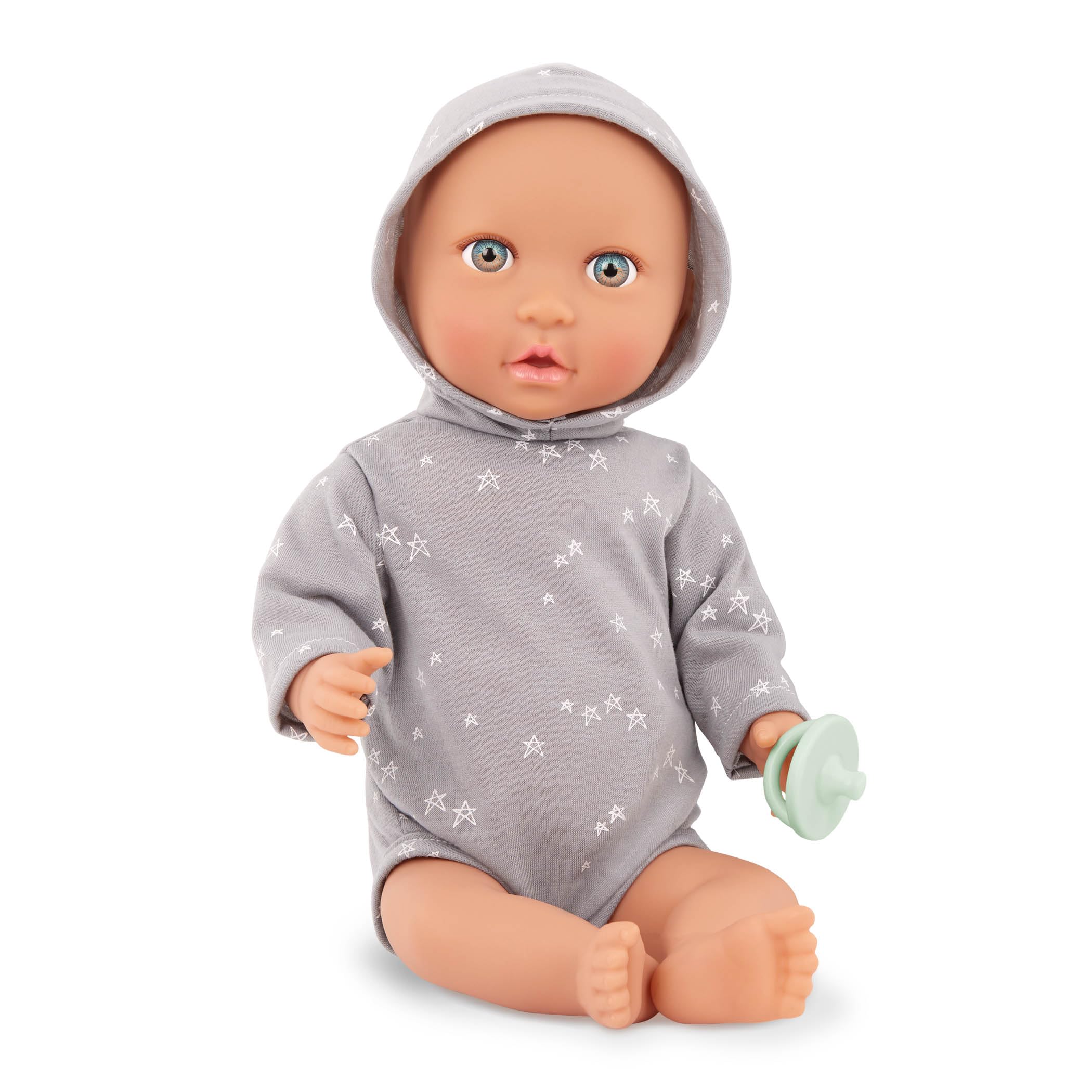 Amazon.com: Lullababy 14-inch Realistic Baby Doll Boy Blue Eyes & Soft ...
