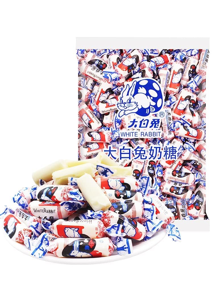 Amazon.com : Chinese Candy White Rabbit Creamy Candy 17.7 Oz(500 Gram ...