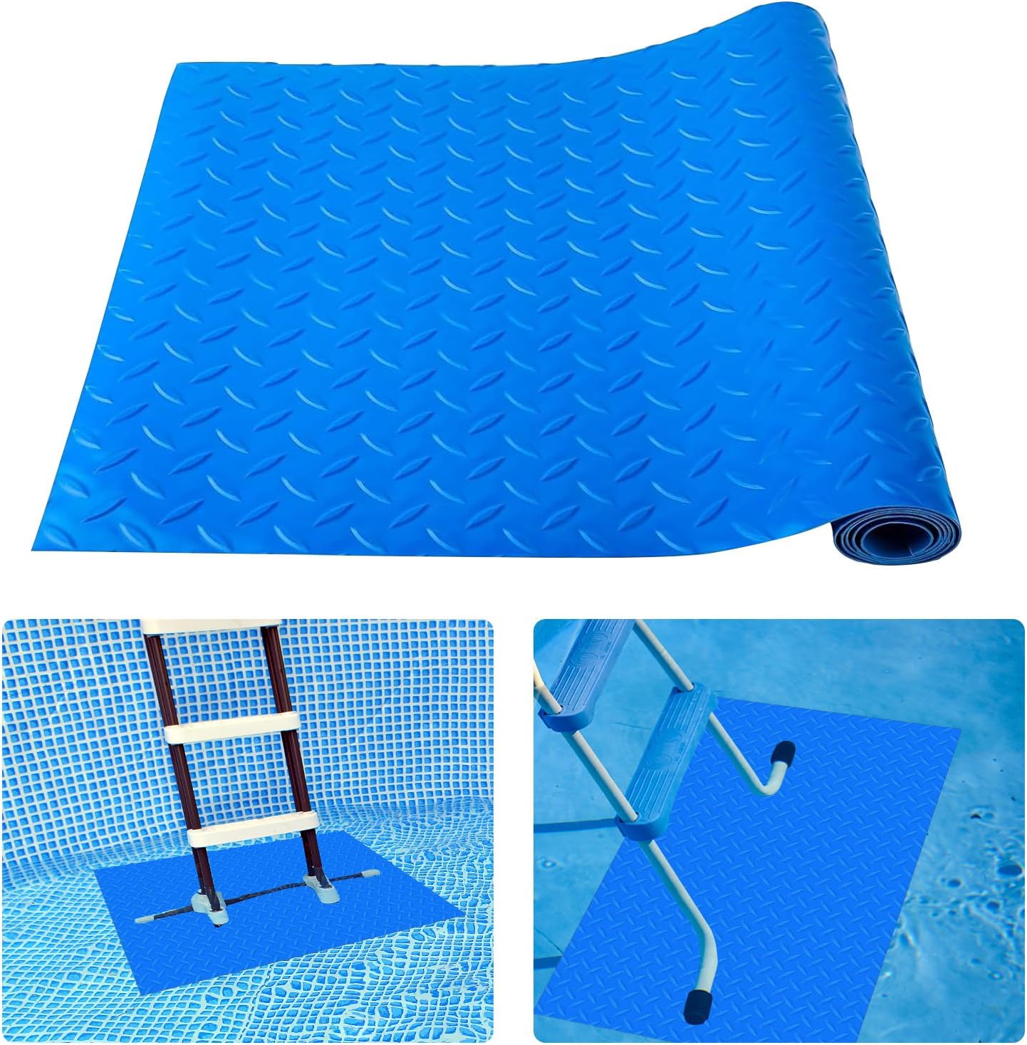 Amazon.com: MAQIHAN Swimming Pool Step Mat - Pool Ladder Mat,Swimming ...