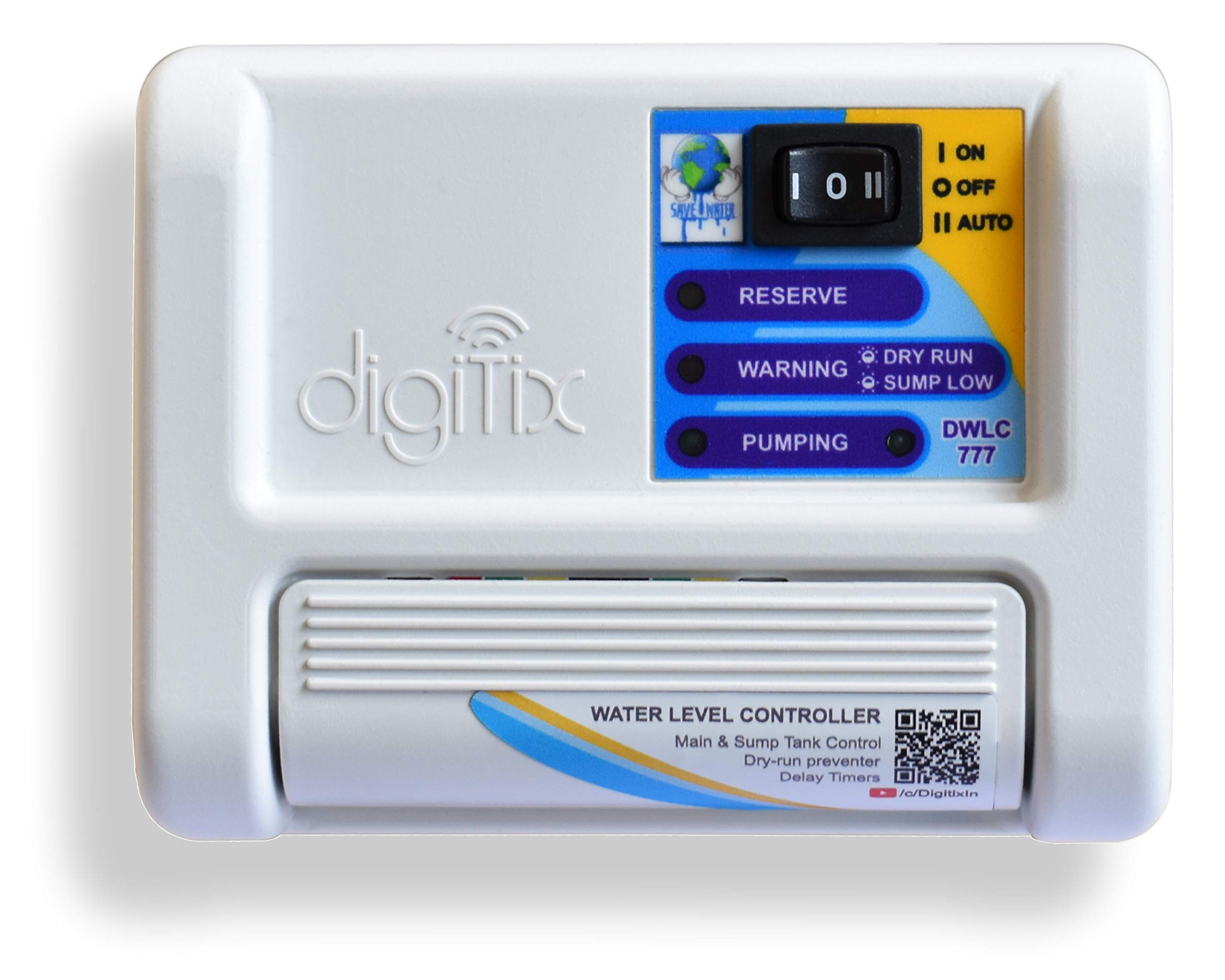 Buy Digitix Water Level Controller with Dry Run Protection, Overhead ...
