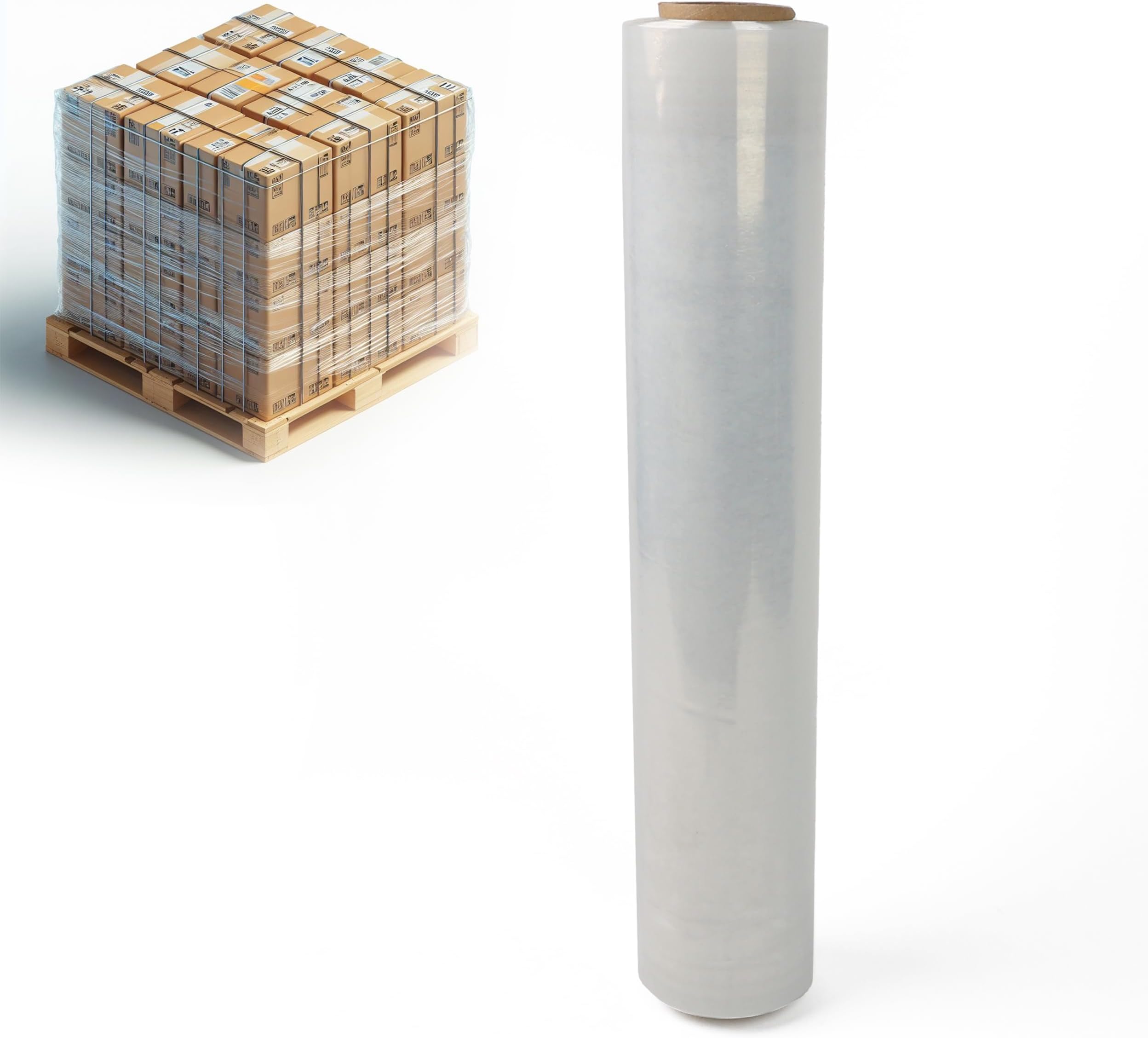 DIVCHI Heavy Duty Strong Pallet Stretch Wrap Shrink Wrap Packaging ...