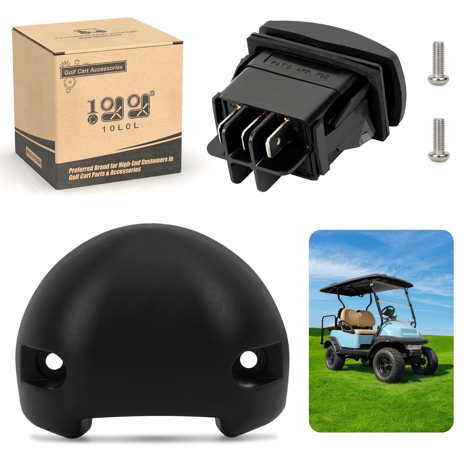 Amazon.com: 10L0L Golf Cart Forward Reverse Switch Compatible with Club ...