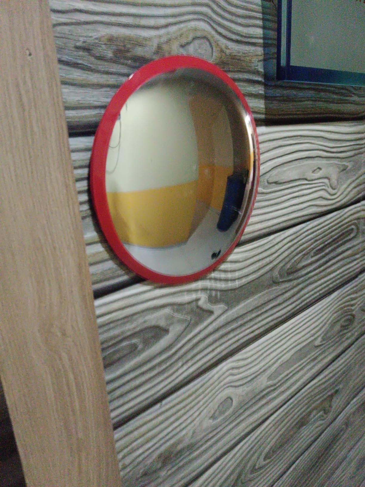 Ryme Fengshui Convex Pakwa Framed Mirror Safety Round Wall Mount Mirror ...