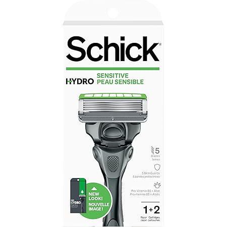 Amazon.com: Schick Hydro Sensitive Razor Refills for Men, 12 Count ...