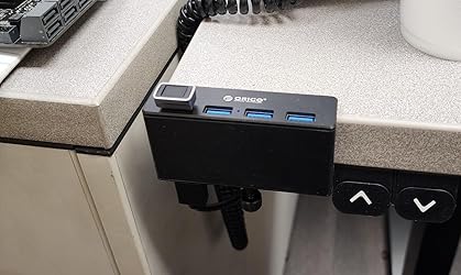 Amazon.com: ORICO USB 3.0 Hub, USB Hub Clamp, Aluminum 4-Port USB ...