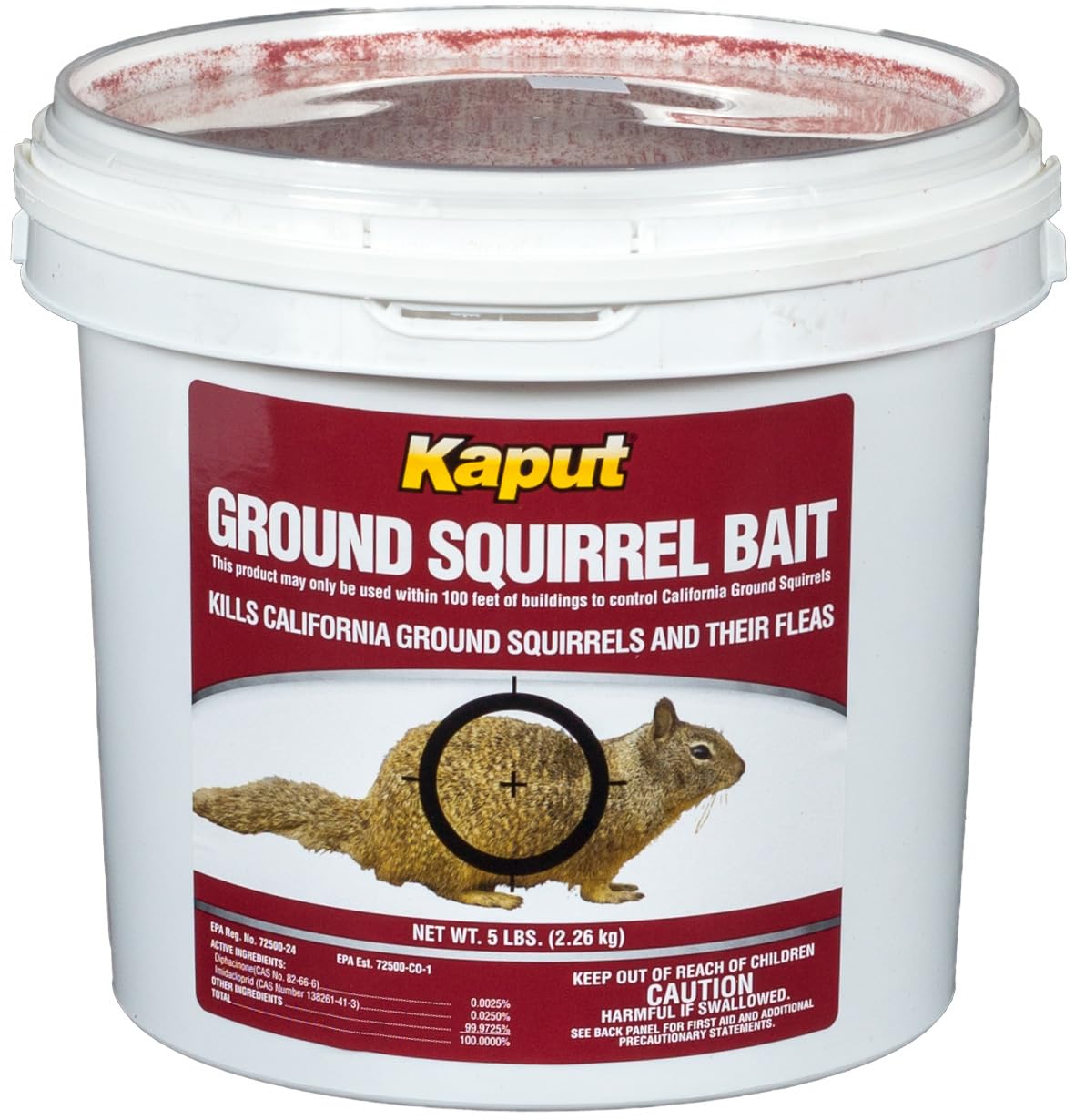 Amazon.com : Kaput Squirrel Poison Bait - Effective Fleas & Ground ...
