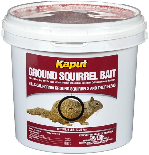 Amazon.com : Kaput Squirrel Poison Bait - Effective Fleas & Ground ...