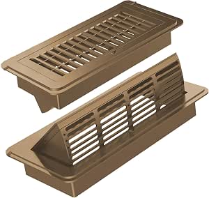 Multi-Angle Adjustable-Floor Vent Cover 2 Pack, 4'' x 10'' Heavy Duty ...