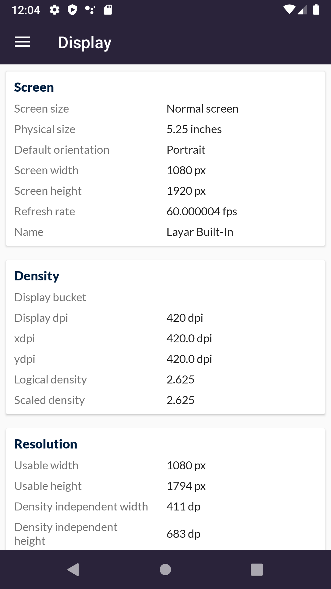My Device Info - App on the Amazon Appstore