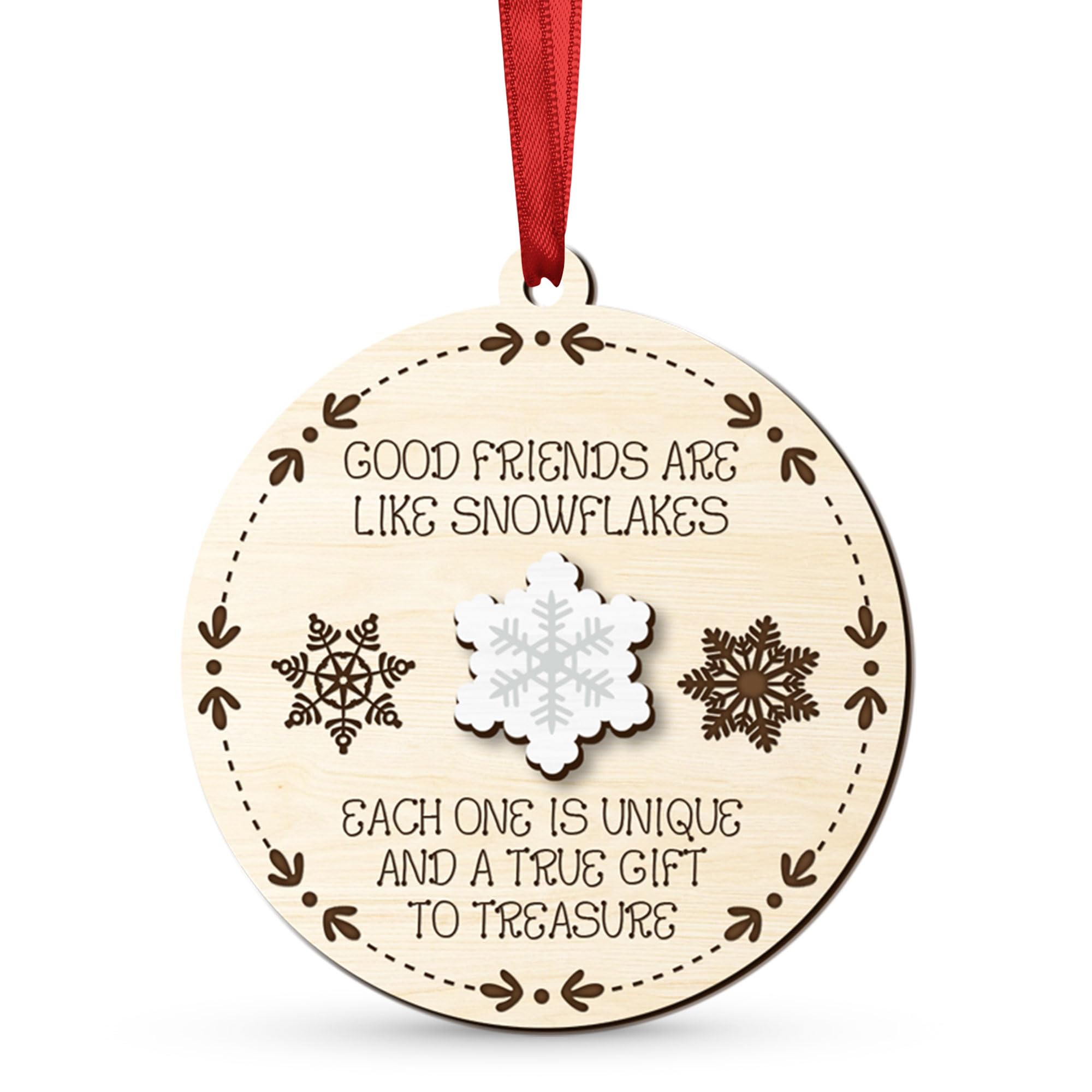 Amazon.com: Good Friends are Like Snowflakes Ornament - Unique for ...