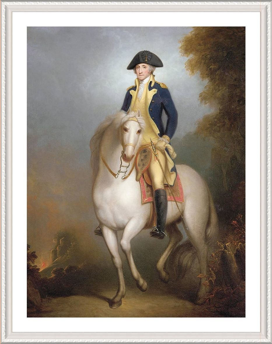 George Washington On A Horse