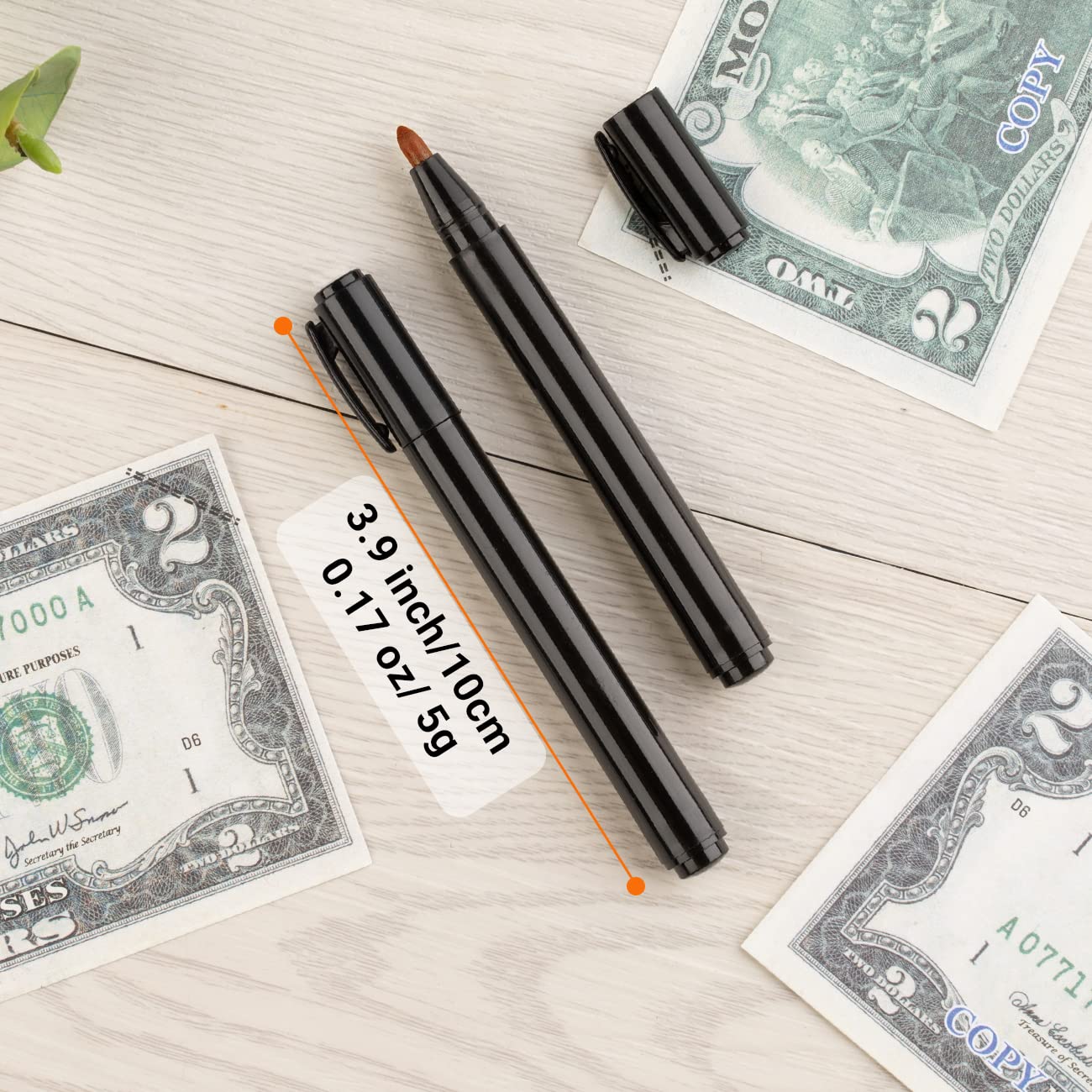 Money Marker Bill Detector Pen Buy NoteShield 6 Pack Counterfeit Bill ...