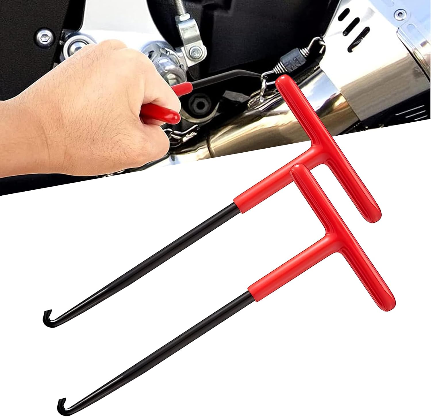 Amazon.com: Downhill 2 PCS Exhaust Spring Puller Tool, T Shaped Handle ...