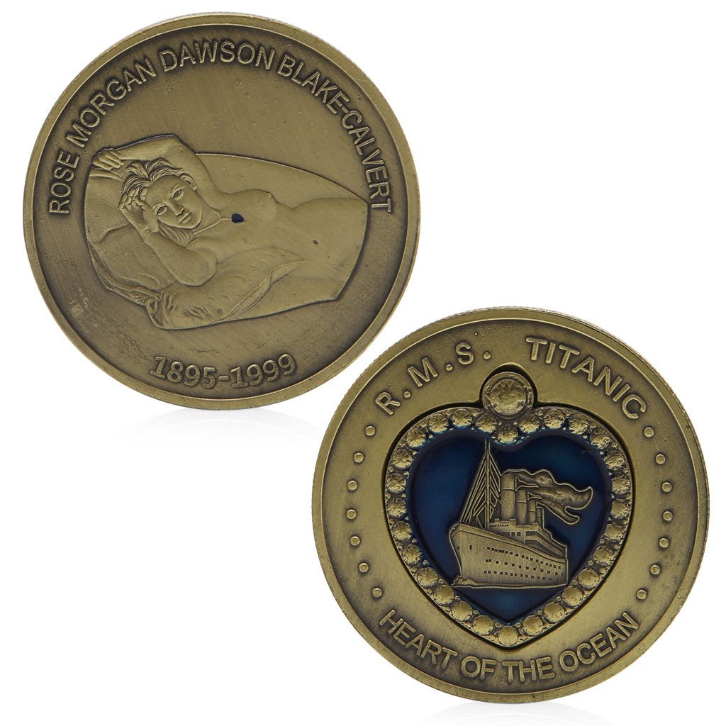 Buy puhoon Commemorative Coin, Bronze Plated Titanic RMS Heart Of The ...
