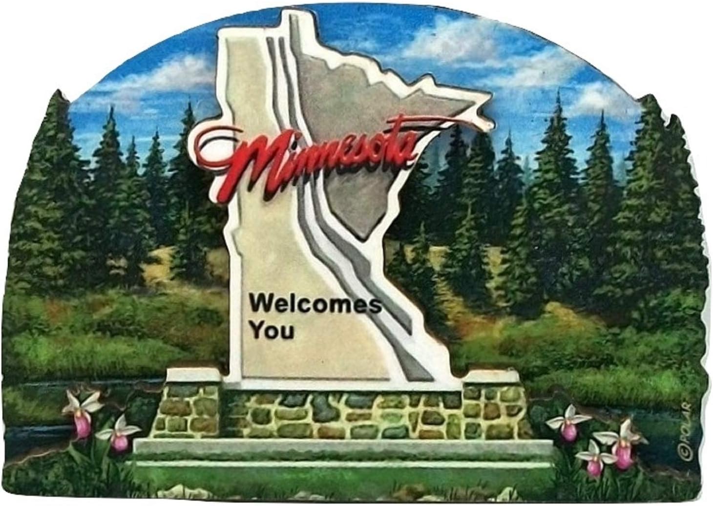 Amazon.com: Louisiana State Welcome Sign Wood Fridge Magnet 2: Home ...