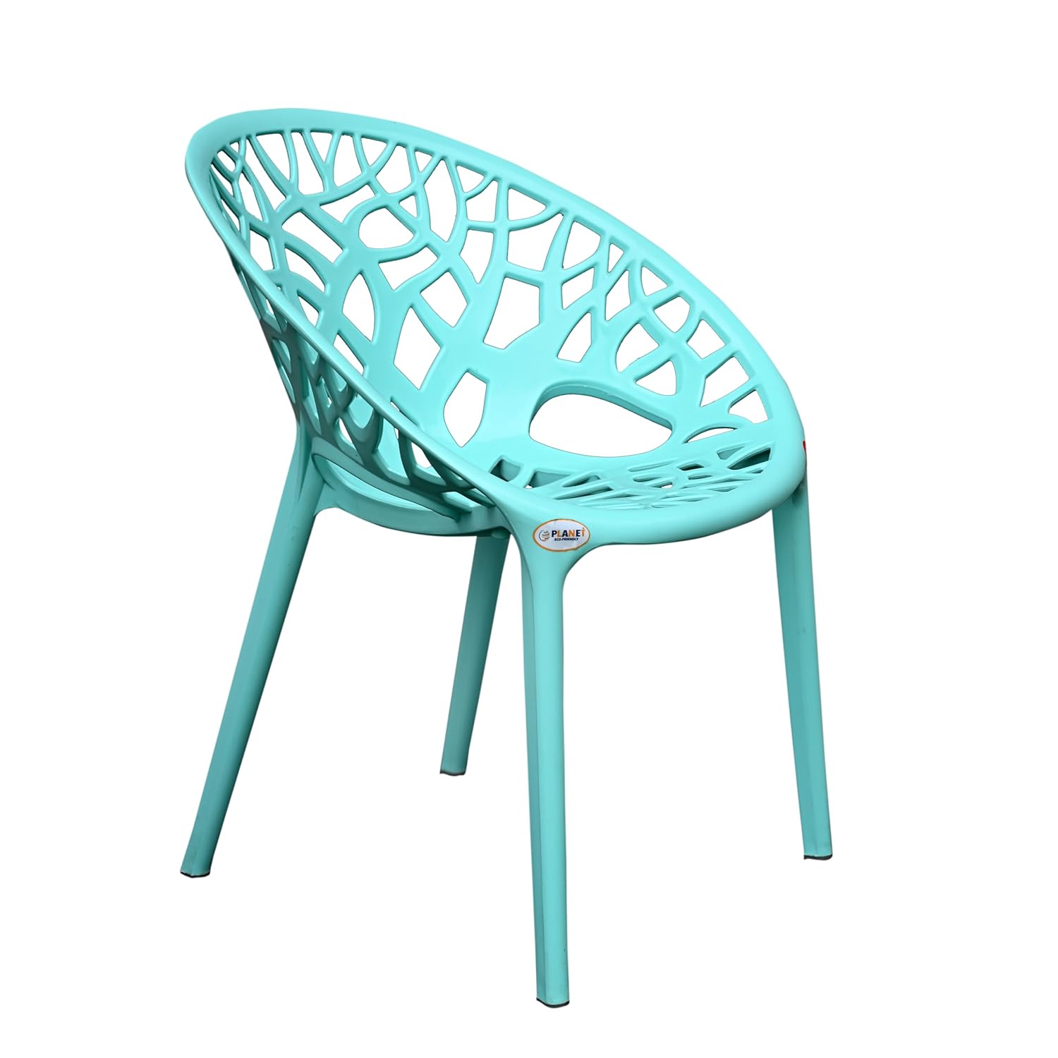 PLANET ECO-FRIENDLY Crystal PP Plastic Chair Oversized Designer Chair ...