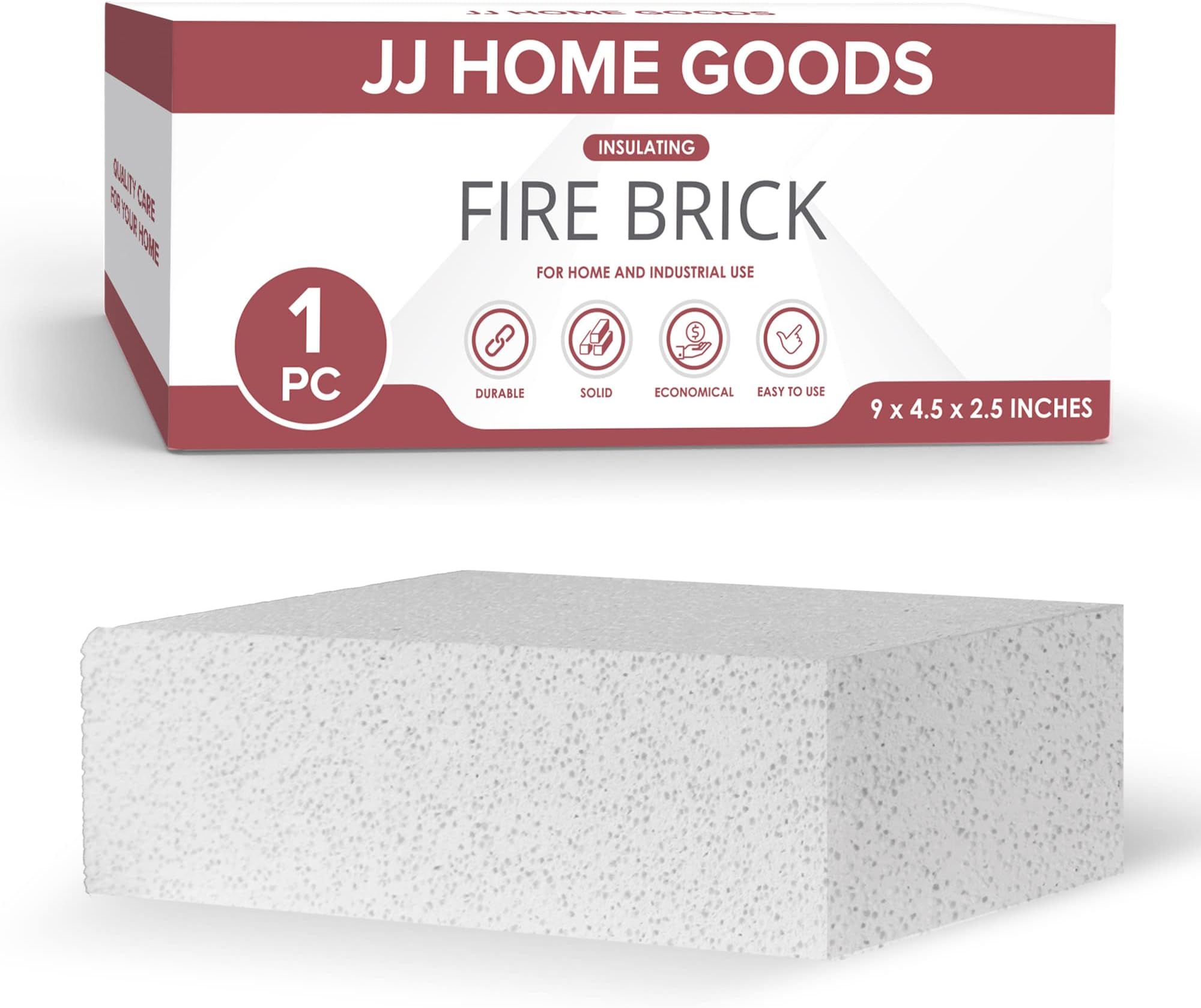 Amazon.com: SIMOND STORE Insulating Fire Brick, 9” x 4.5” x 1.5” Thick ...
